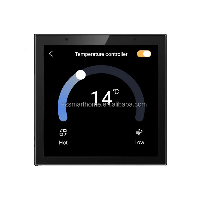 F1 Tuya 4 Inch Smart Control Dimmer Background Music Touch Screen 2 Way ...