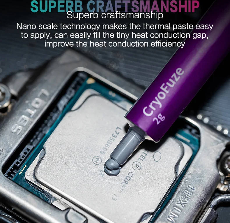 Cooler Master Cryofuze CF14 Alto Desempenho 14W/mk Pasta Graxa Condutiva Térmica para ...