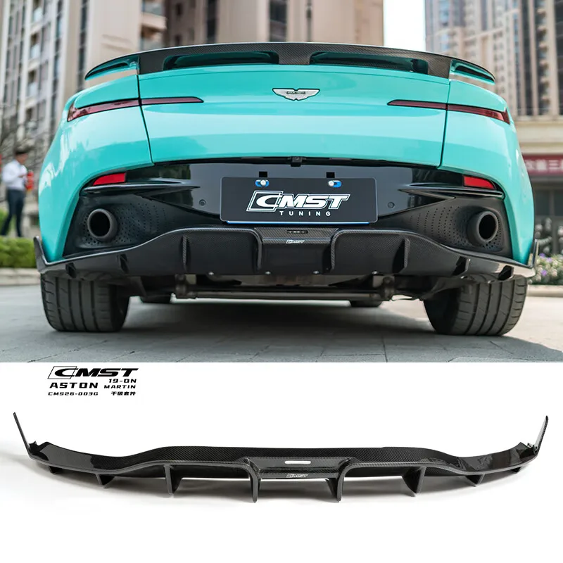 For Aston Martin Db11 Dry Carbon Fiber Rear Bumper Diffuser Auto Parts ...