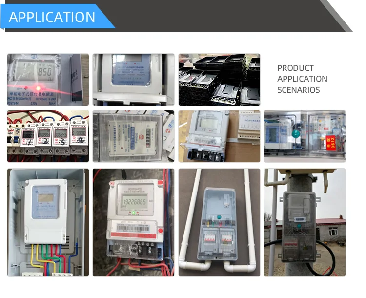Digital Electrical Energy Meter Dimensions And Prepaid Smart Energy ...