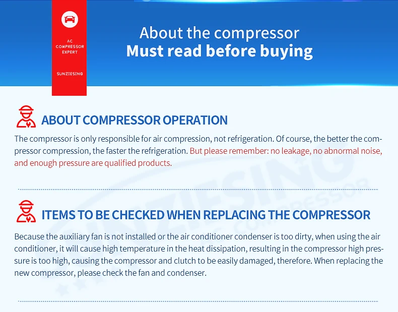 Ac Compressor for Hyundai SANTA FE 3.3L 2012-2017 977011U650 977011U600 ...