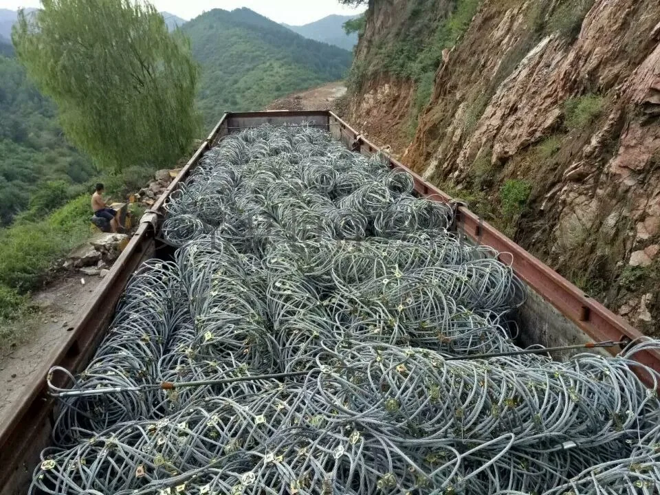 Hexagonal Gabion Rockfall Barrier Mesh Sns Flexible Slope Security ...