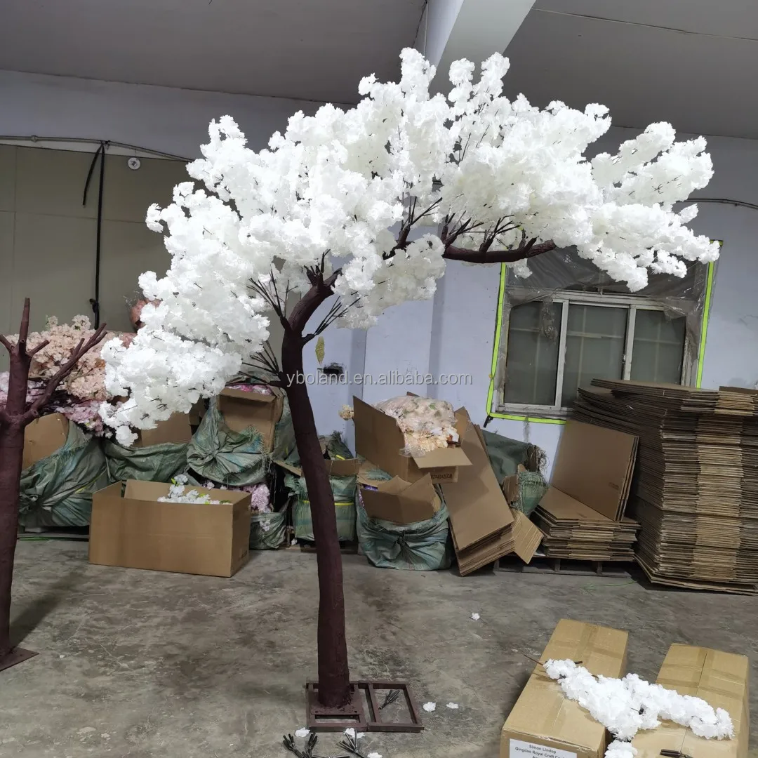 Event Decor Direct Tall Faux Sakura Flower Handmade Tree
