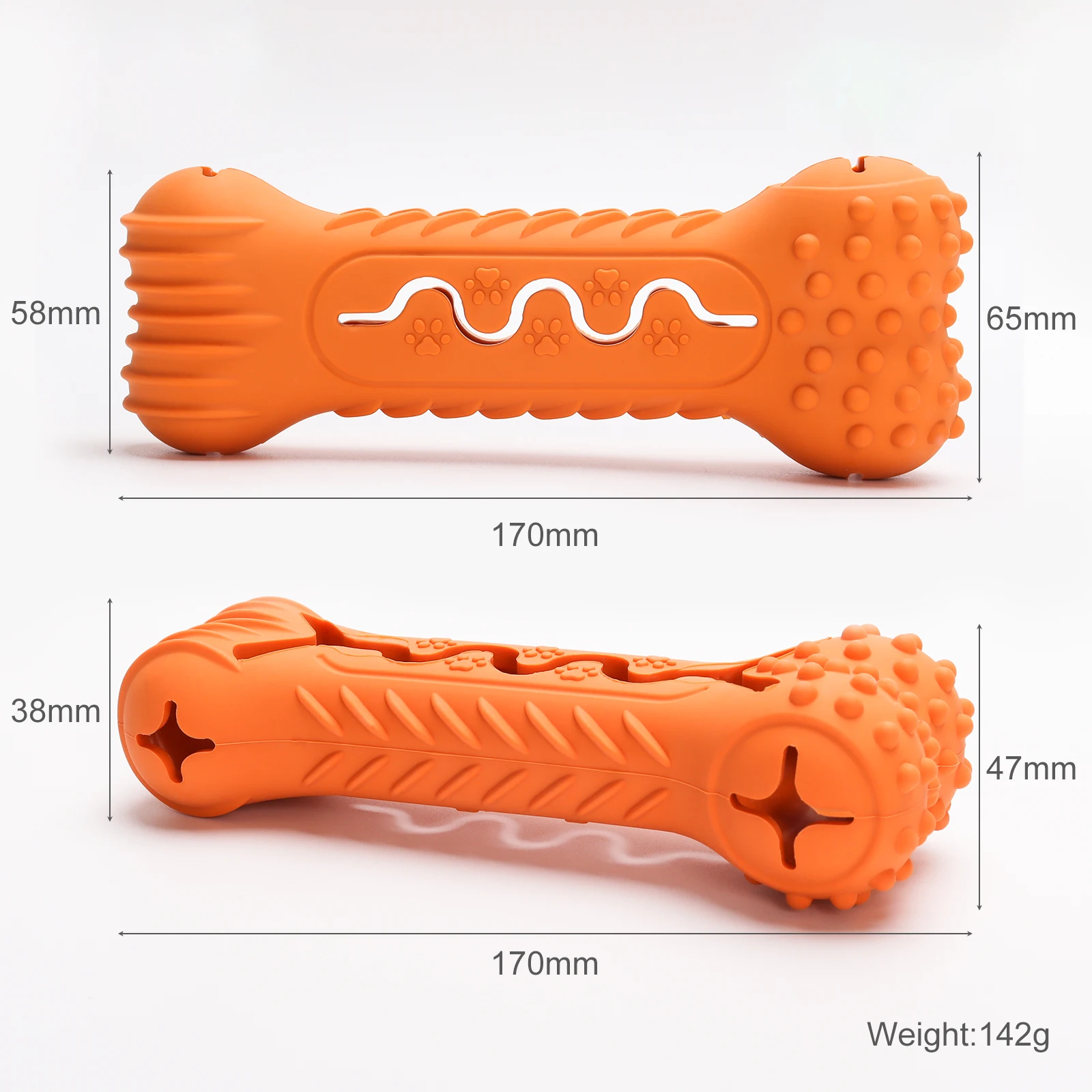 New Design Bone Shape Rubber Pet Chew Toy Cat Dog Chew Toy For Teeth ...