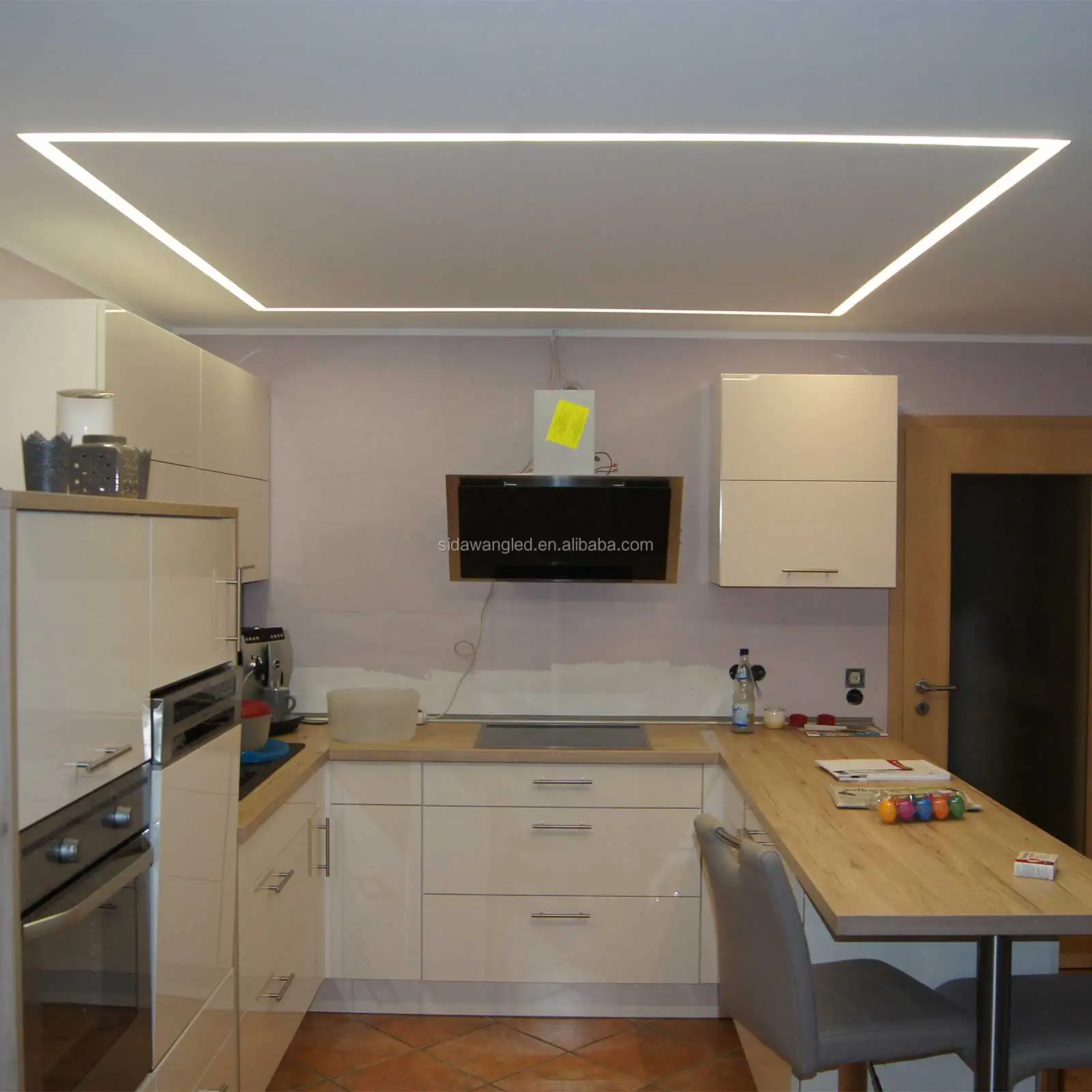 Trimless Led Profile/ Plaster Aluminum Channel/Recessed Drywall LED ...