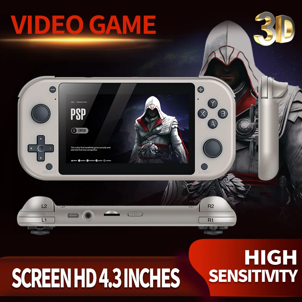 M17 Handheld Game Console - 4K HD Output Gaming Experience
