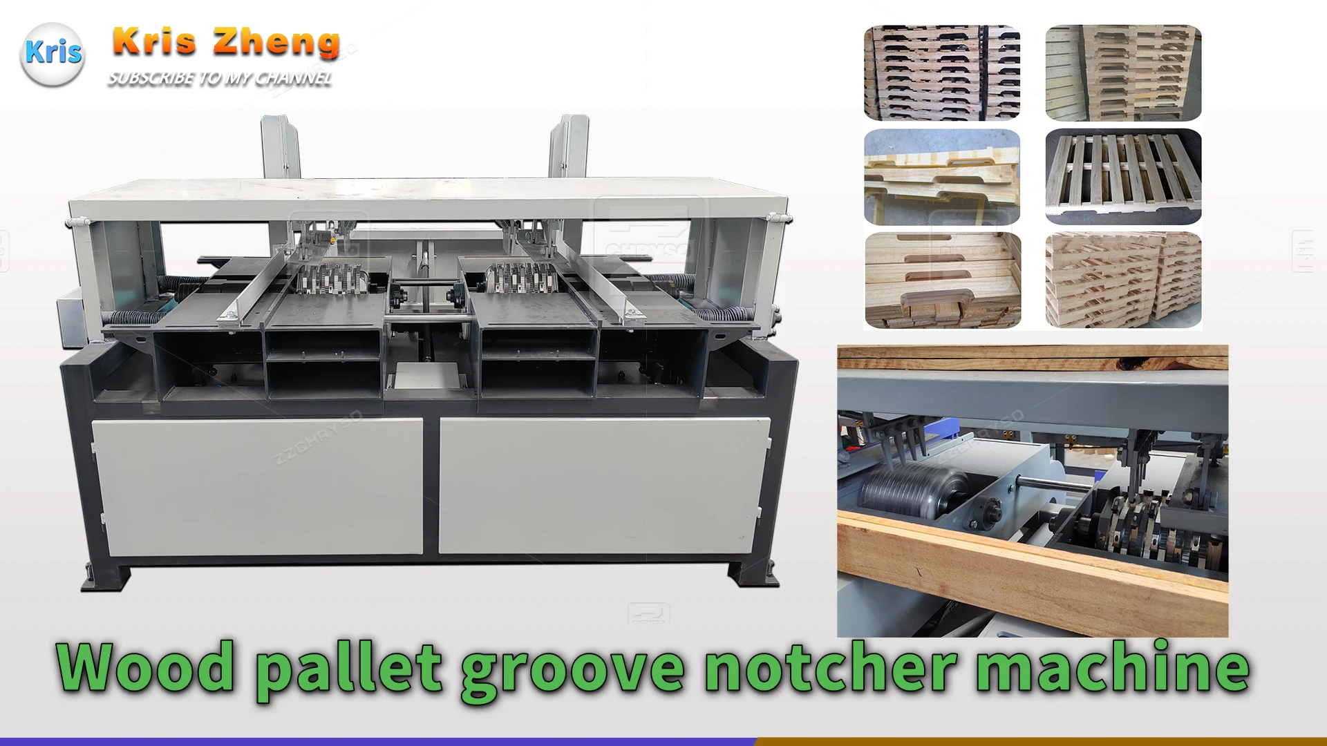Wood Pallet Groove Stringers Notcher Pallet Groove Cutter Pallet Groove ...