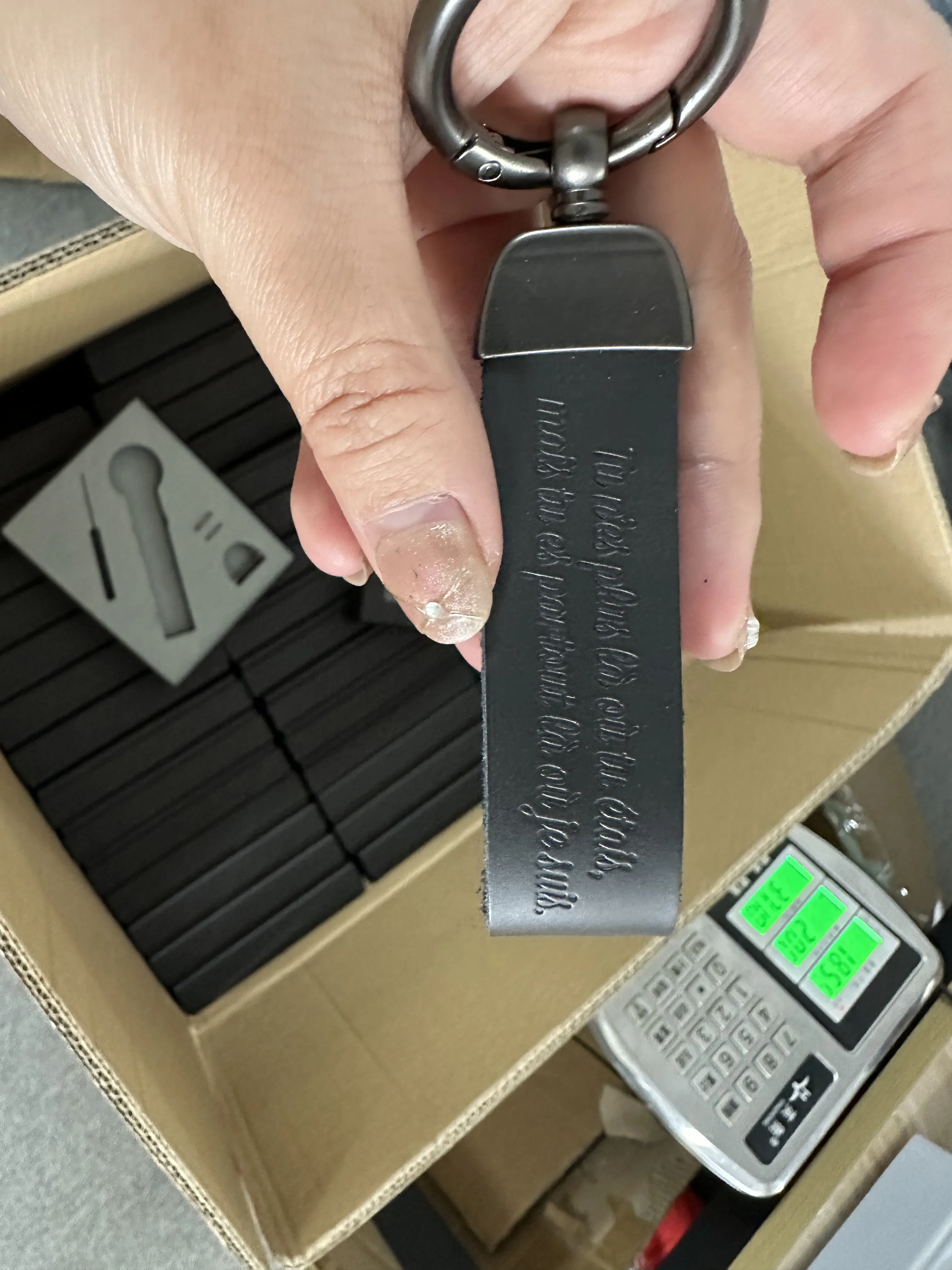 High Quality Colorful Blank Keychain Pu Key Ring Customizable Pu ...