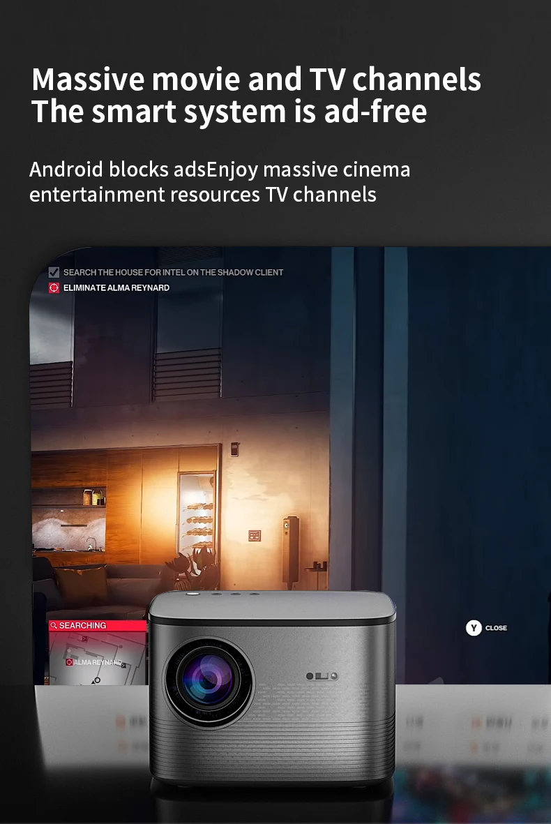 4k Projector With Android System Led For Home Theater And Office Use ...