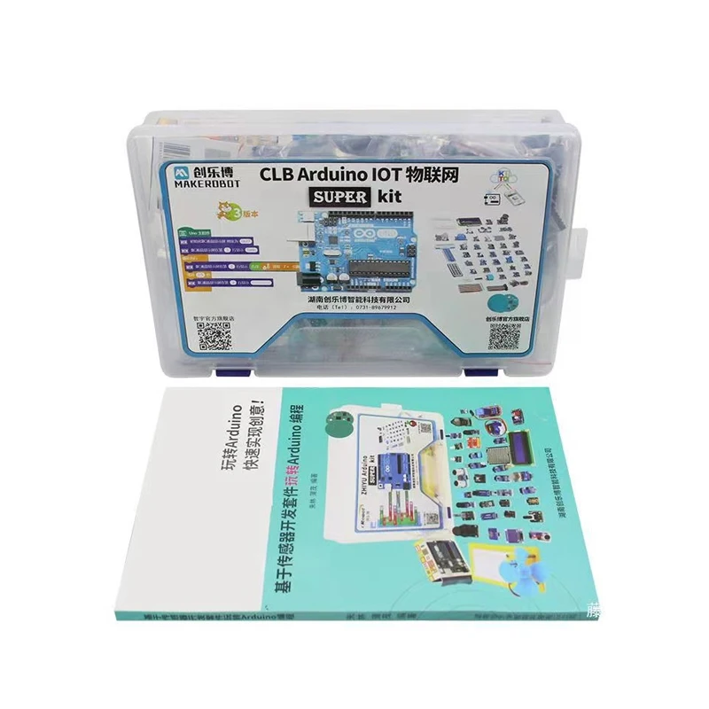 Arduino Uno R3 Internet of Things Learning Kit Development Board Breadboard Microcontrollers ...