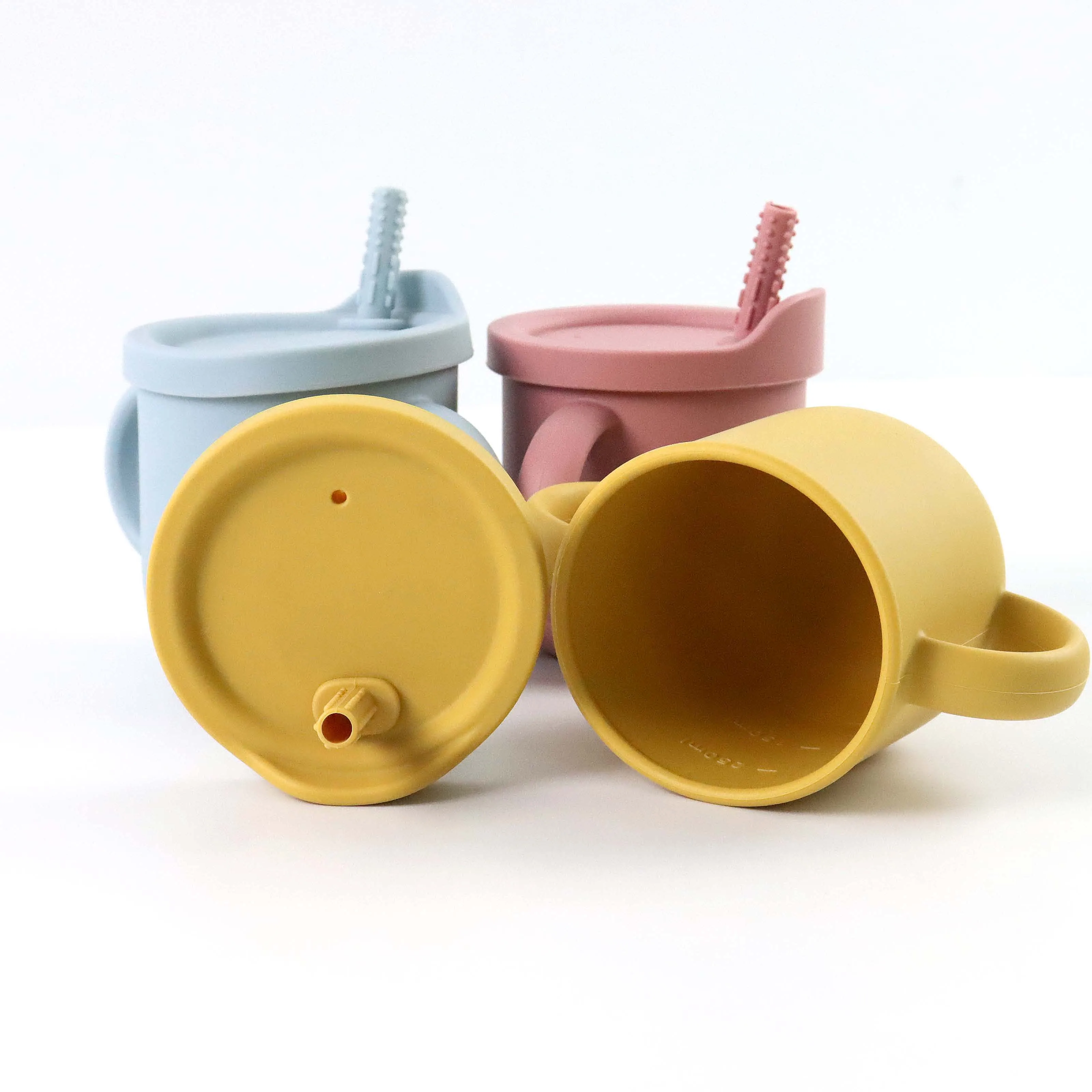 Safe Silicone Sipping Cups for Baby - BPA Free Training