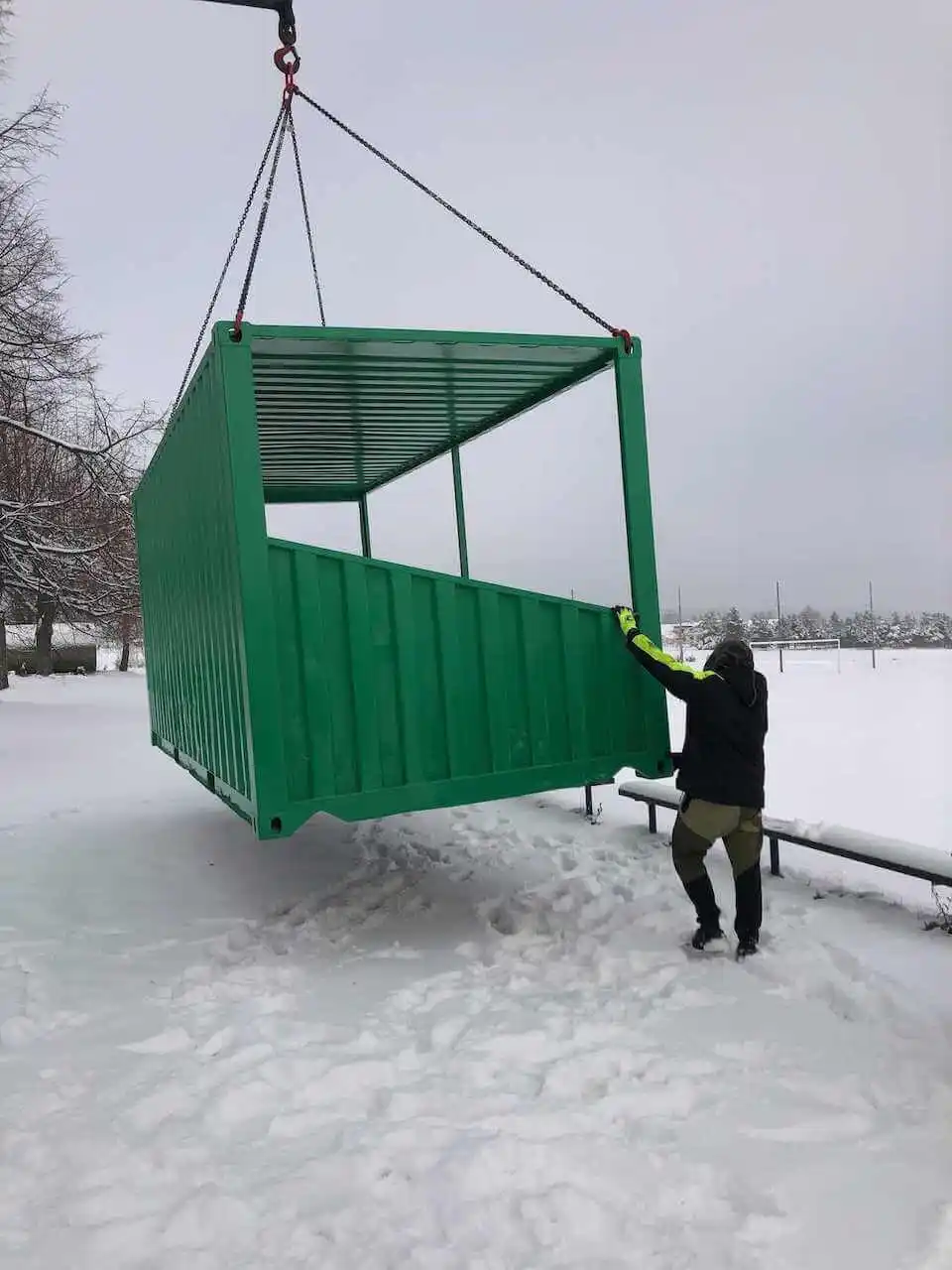 Prefab Container Grandstand - Modular Sports Seating