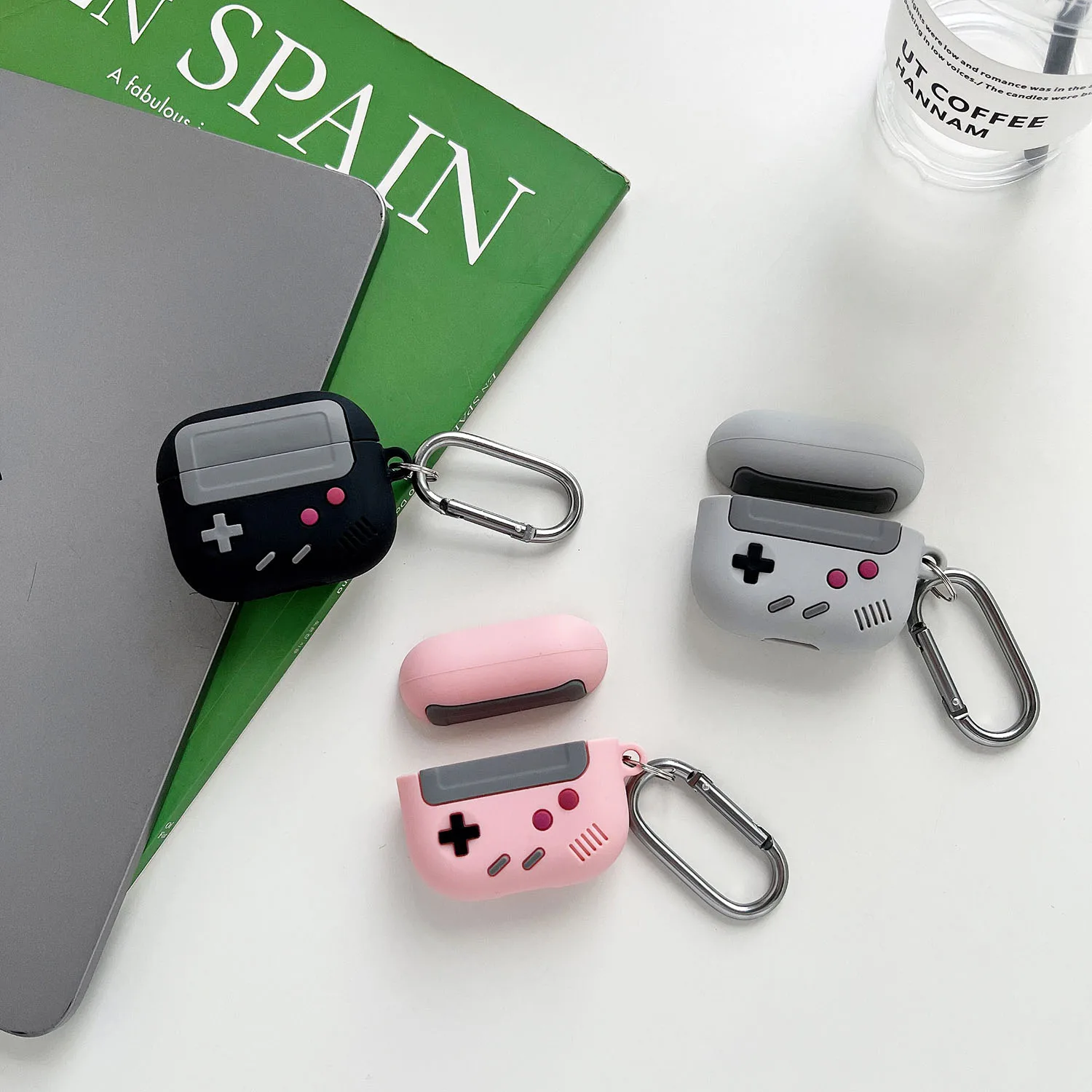 Classic Handheld Game Console Design Earphone Case For Apple Airpods ...