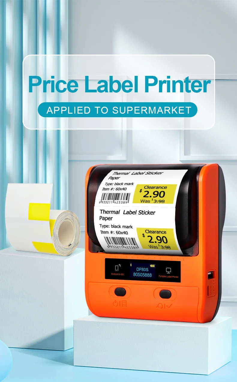 Detonger Portable Label Maker - Efficient Label Printing