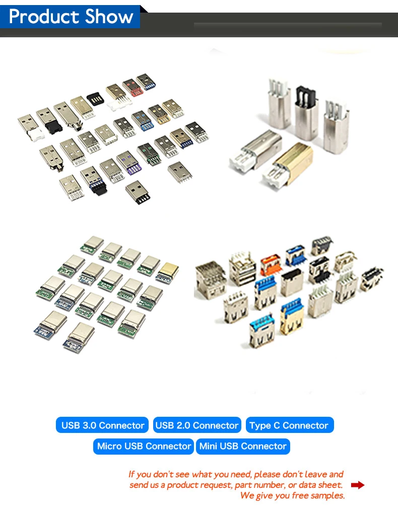 In STOCK Mini Micro Usb Connector Female Port Jack USB