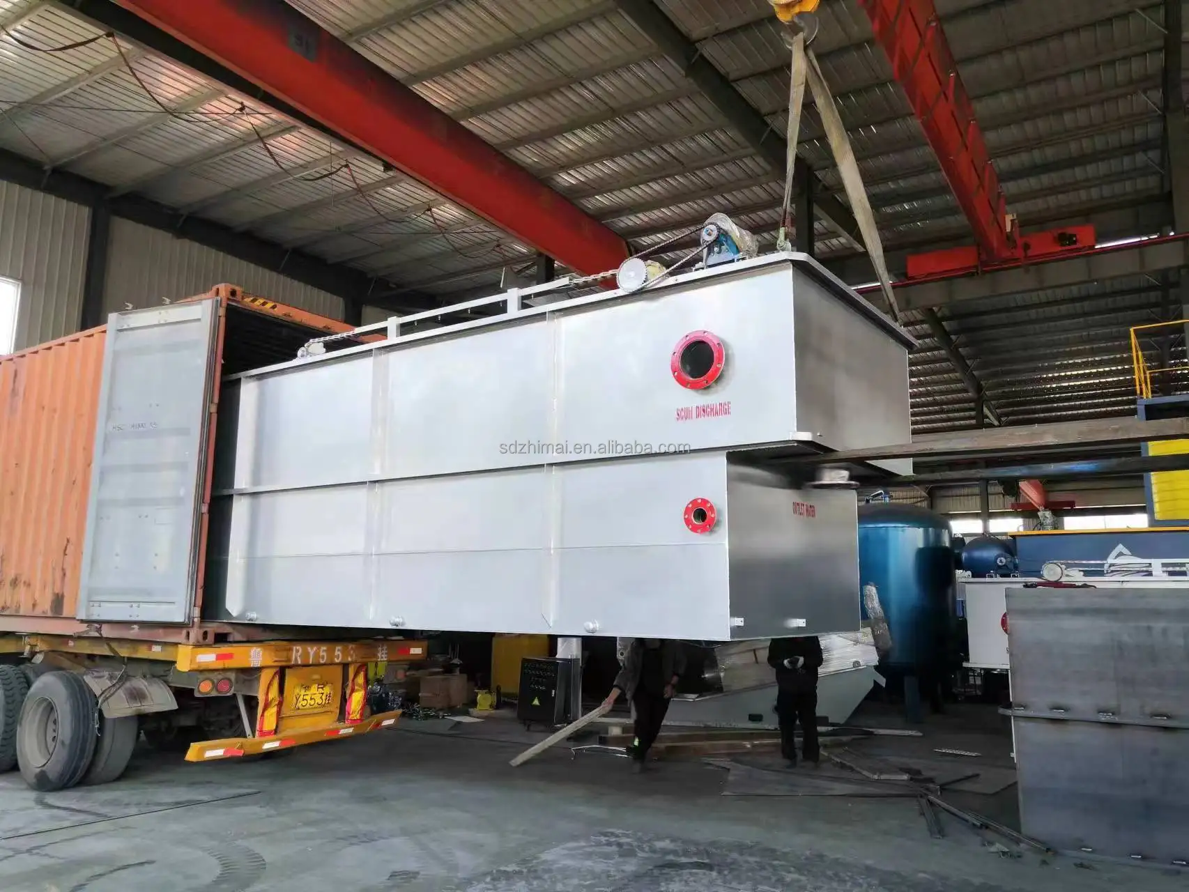 Packaged Portable Mbr System For Wastewater Treat Wastewater Treatment ...