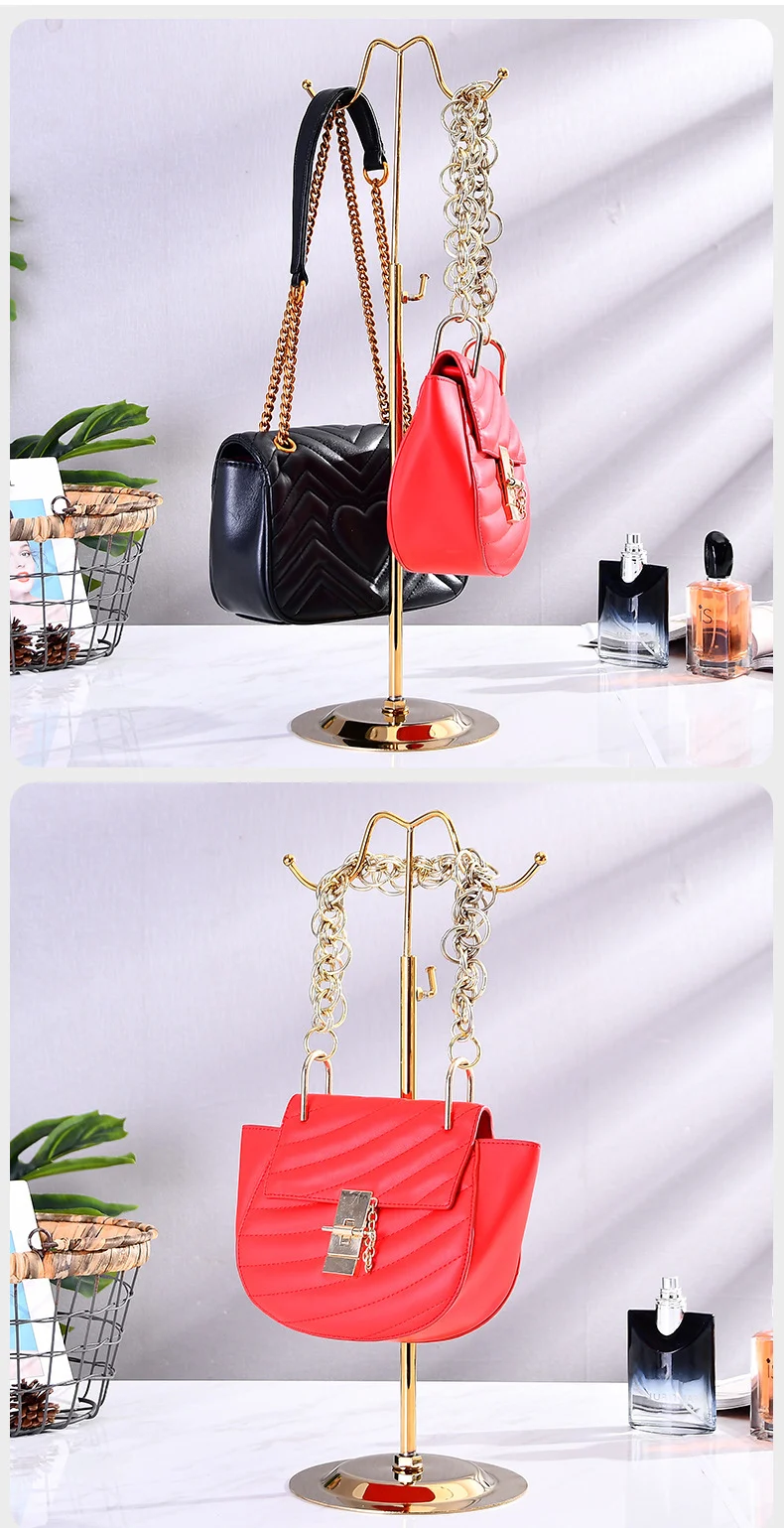 Luxury Laptop Metal Ladies Hand Bag Storage Rack Holder Organizer ...