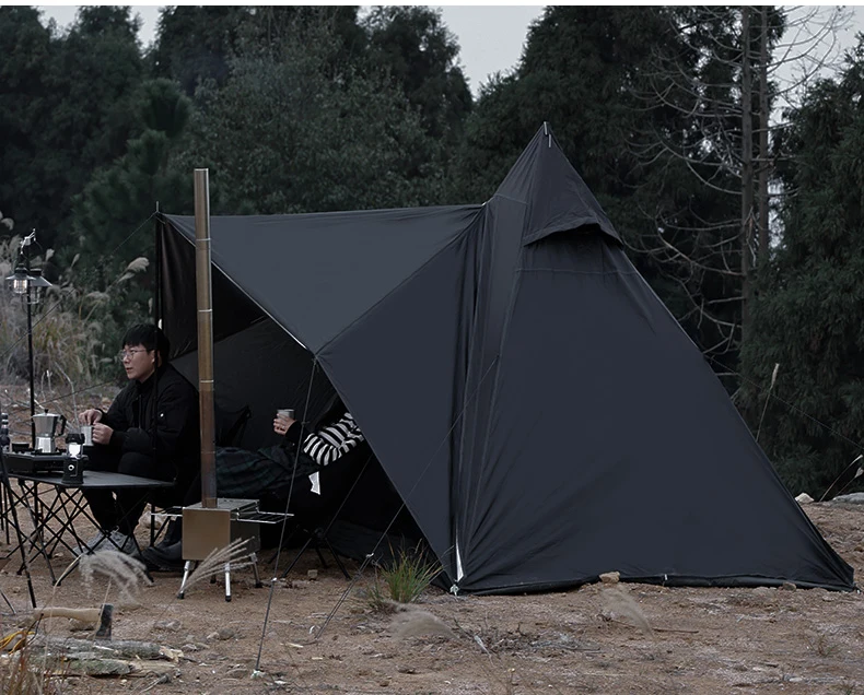 Wholesale Black Pyramidal Tents - Durable Outdoor Camping Tents