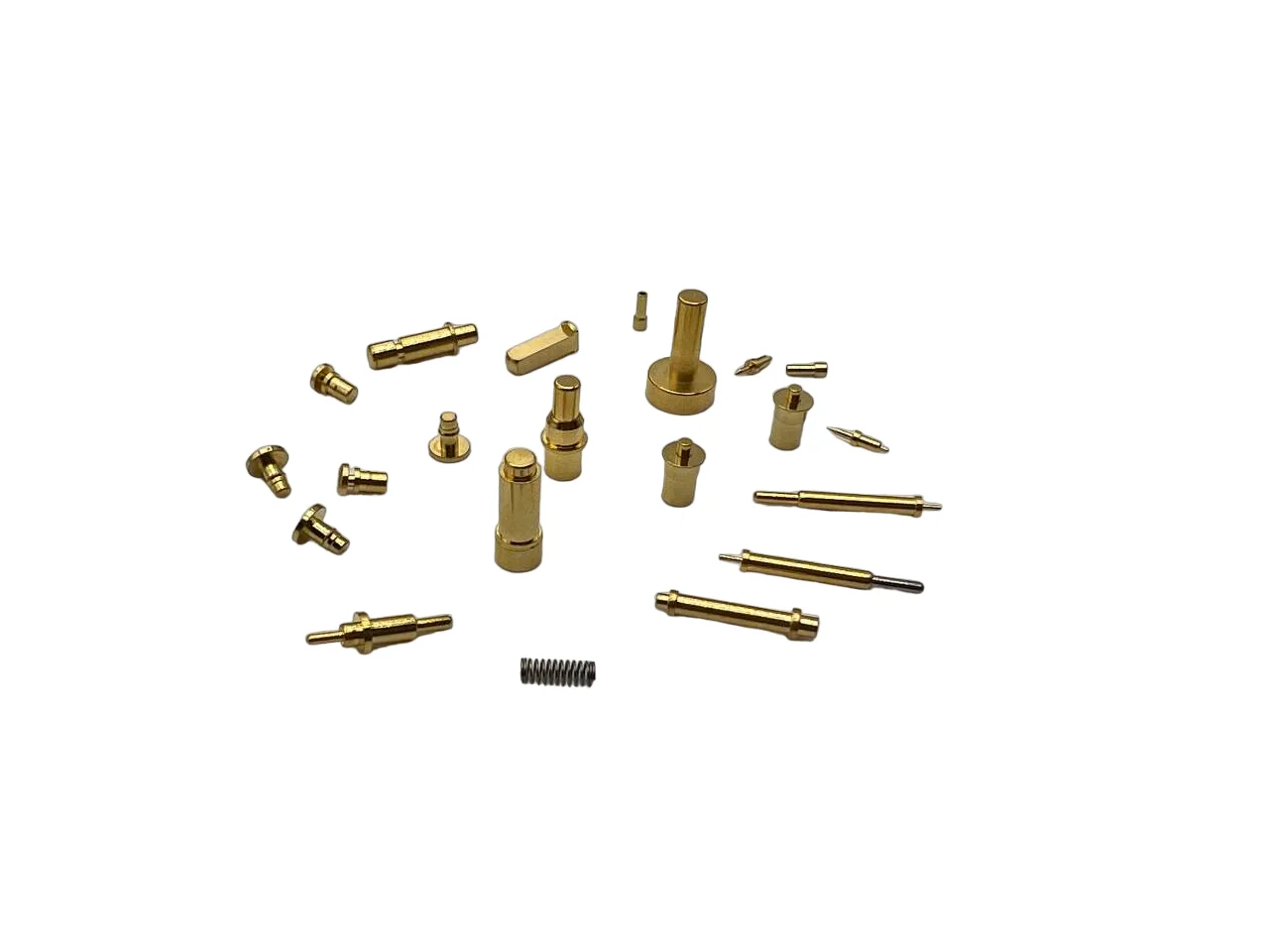 High Current Spring Loaded Pogo Pin - 1.27mm Brass 3604