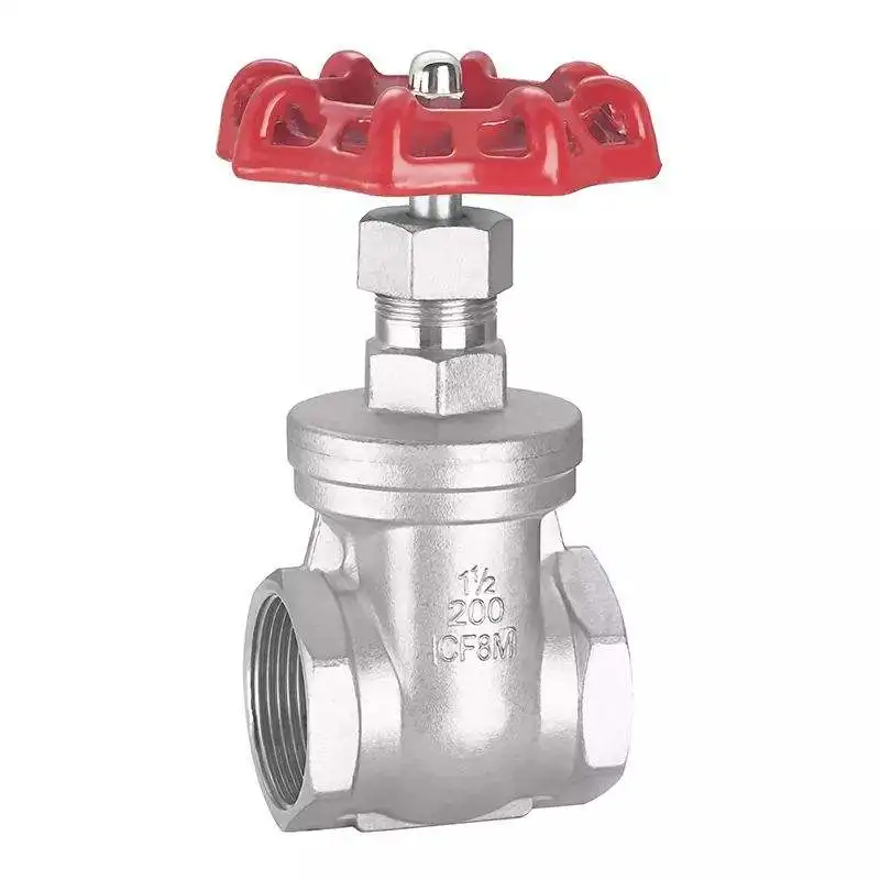 Dn25 Stainless Steel Gate Valve For Steam 304 Manual Female Threaded ...