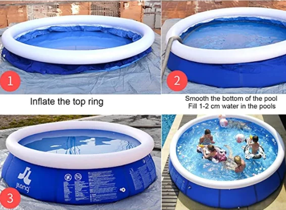 Large Metal Frame Pool for Adults - Perfect for Rentals
