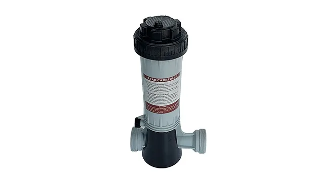 Swimming Pool In-line Automatic Disinfection Chlorine Feeder Chemical ...