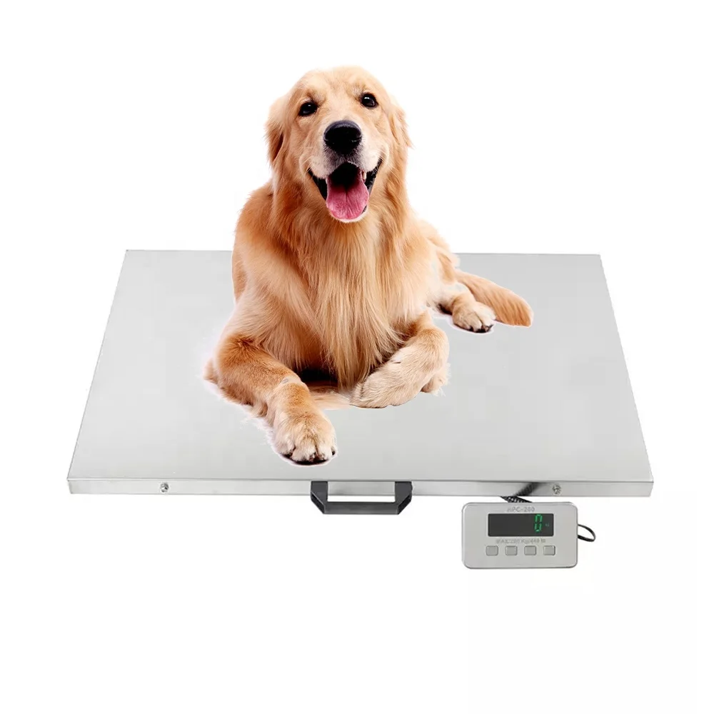 500kg Large Platform Electronic Pet Scale Animal Weight Platform Scale ...