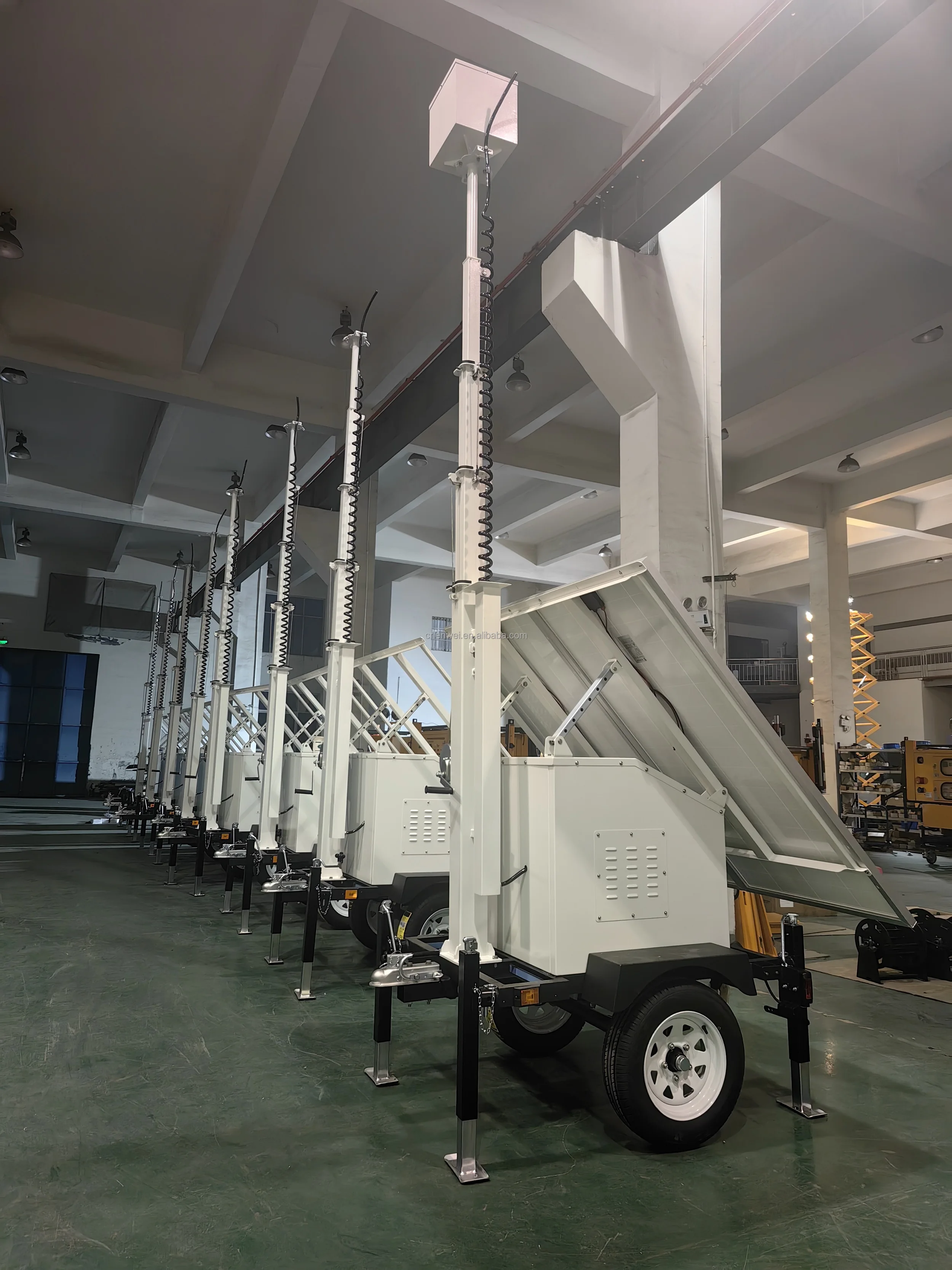 Portable Camera Security Cctv Tower Mobile Surveillance Box for Public ...