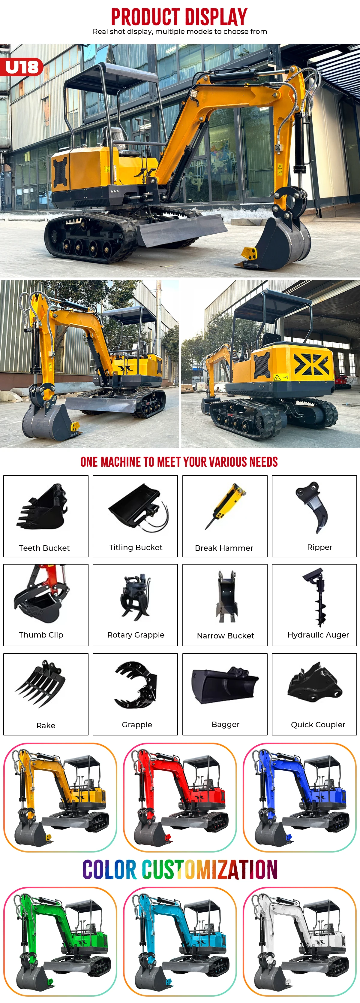 Fast Delivery Mini Excavators - Efficient Earth-moving