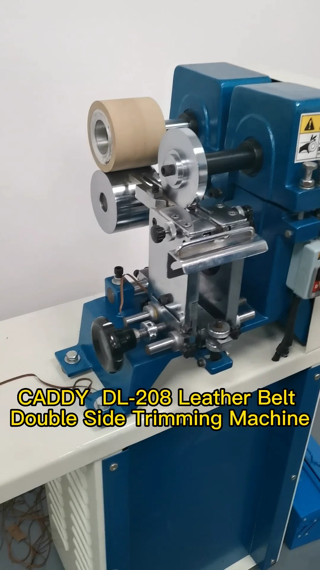 Caddy Leather Belt Edge Cutting Trimming Polishing Machine Double Sided ...
