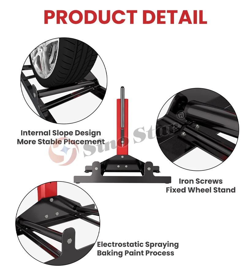 Metal Car Wheel Stands - Perfect for Detailing & Washing