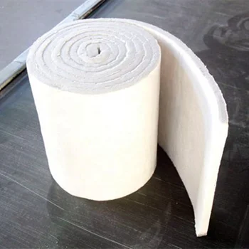 1260c High Pure Refractory 128kg / M3 White Alumina Silicate Blanket ...