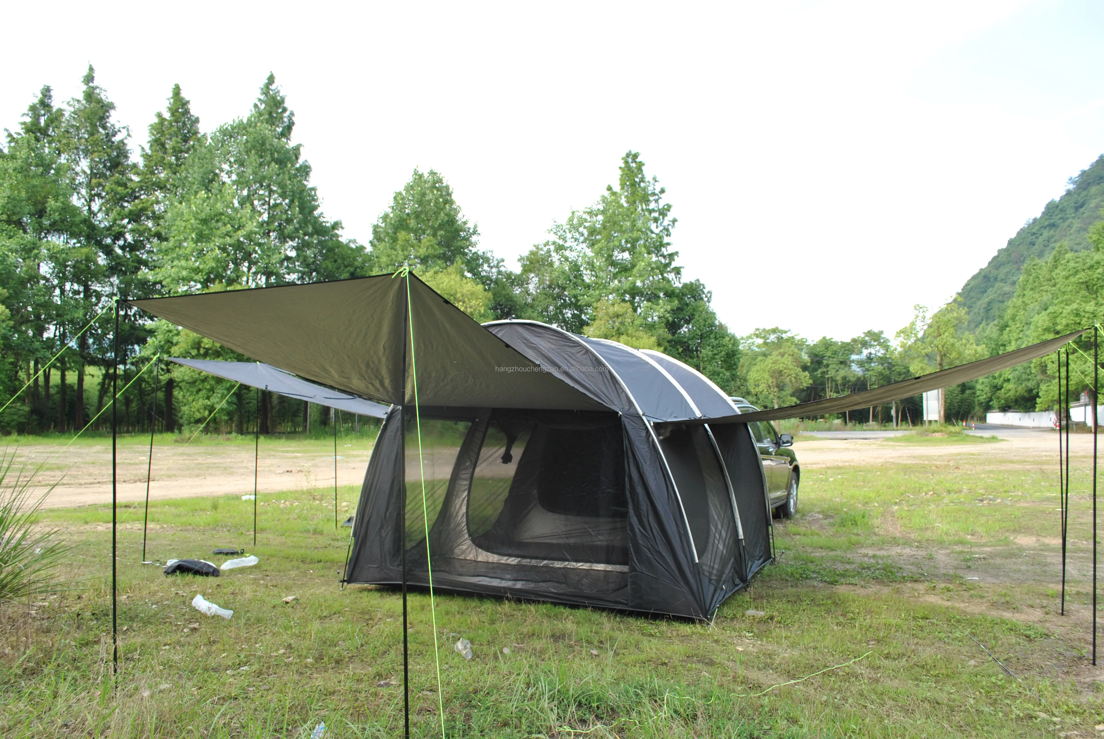CZX-625 Car Rear Awning Tent - Portable Outdoor Camping Canopy