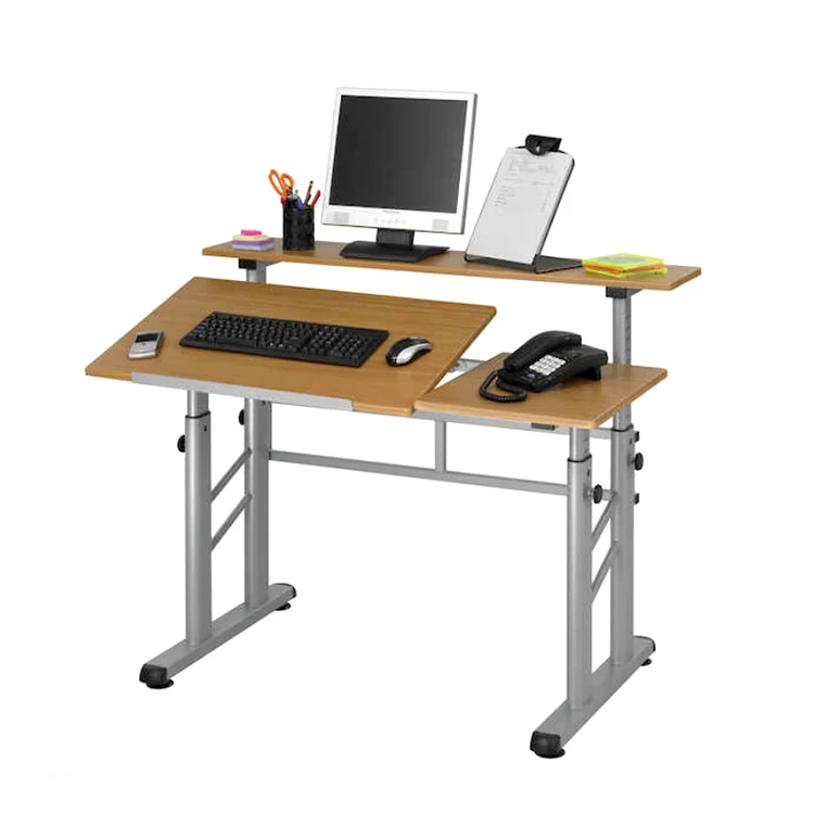 Craft Desk Music Production Desk Safco Split Level Drafting Desk ...