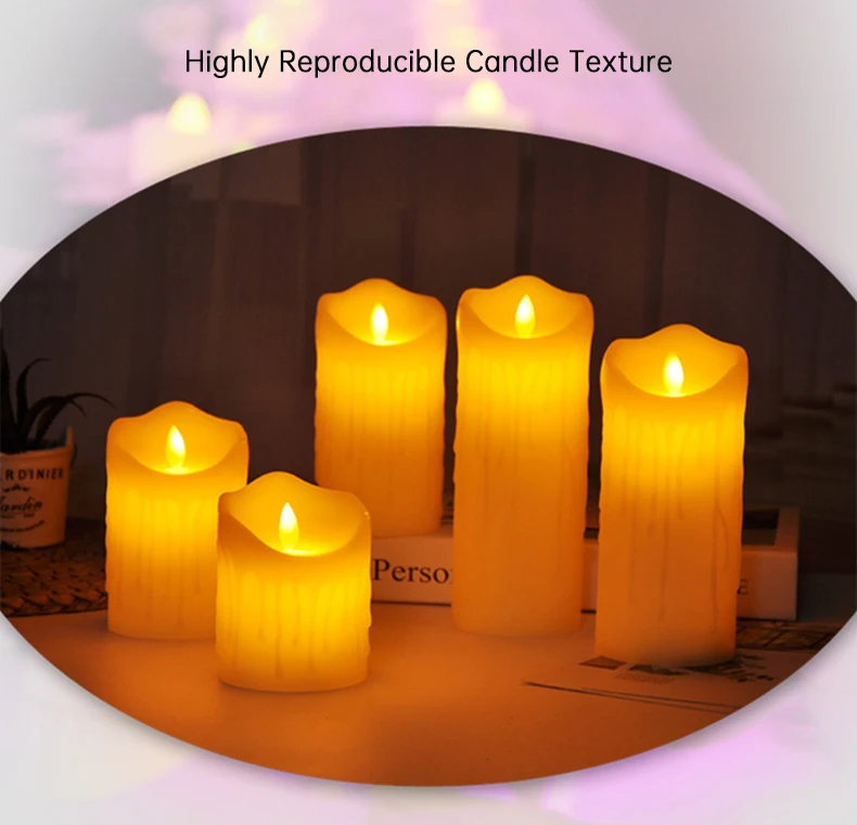 Wholesale Led Candles Flameless Candles Remote Controller Electronic ...