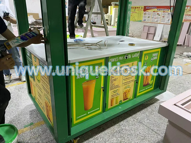 Outdoor Food Display Kiosk Outdoor Snack Booth Design Outdoor Juice ...