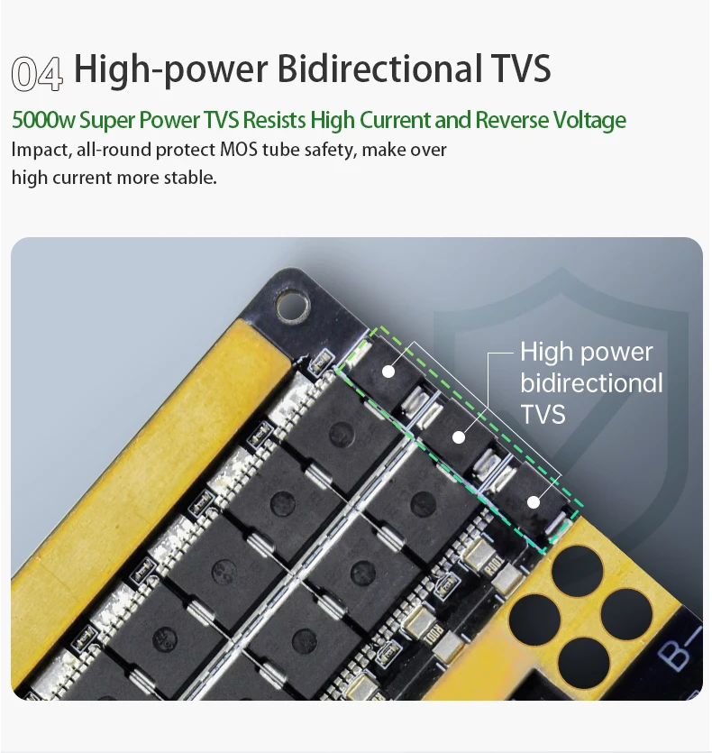 BMS 6s 60V 150A 200A Automatic Identify BMS with UART NTC
