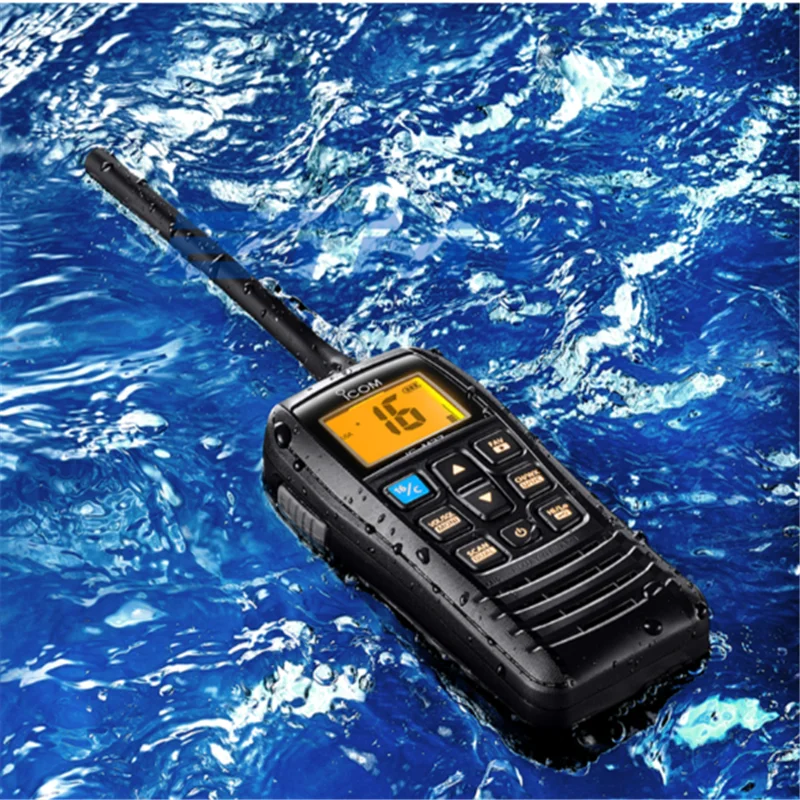 Icom IC-M37 - Waterproof 6W VHF Portable Radio for Long Range