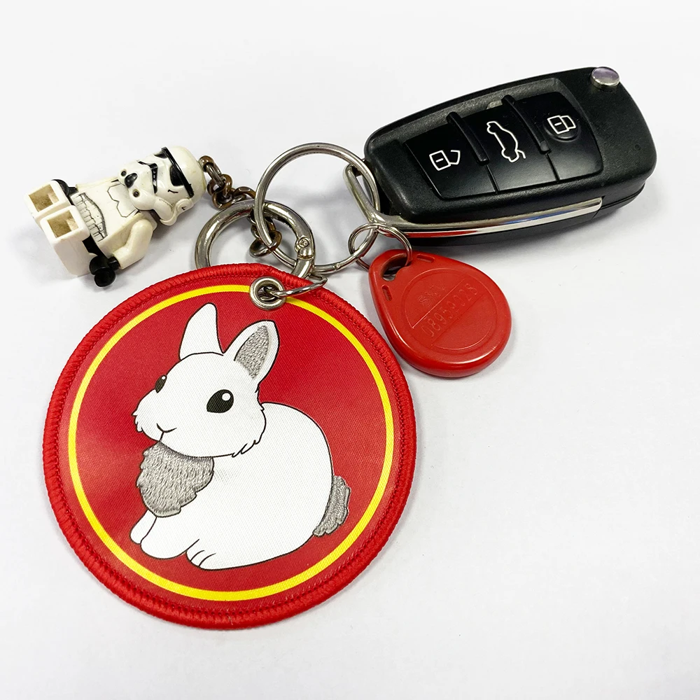 Custom Heat Press 3D Puff LOGO Badges Embroidered Patch