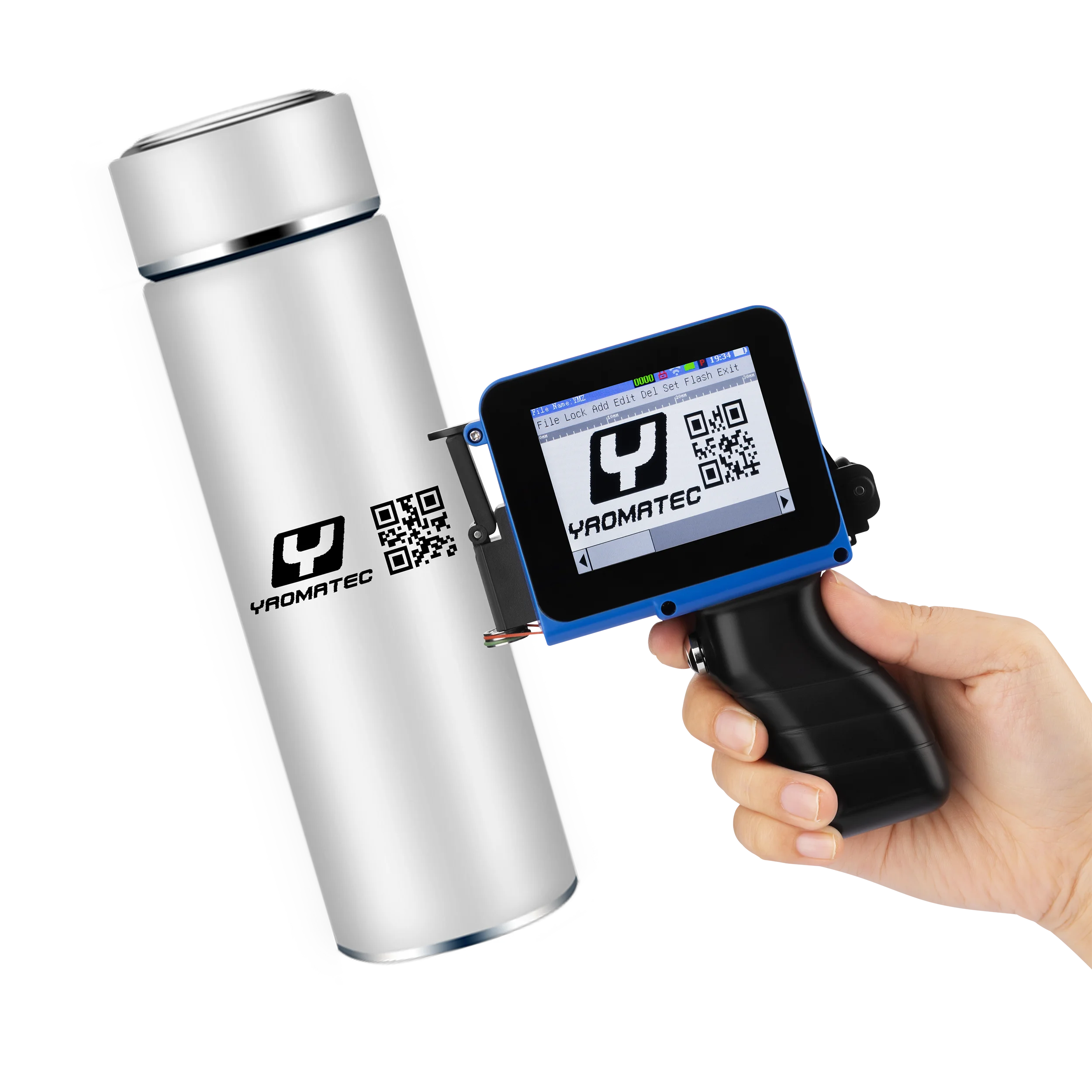 YAOMATEC Mini Printer Handheld Inkjet Printer Hand held Portable Ink ...