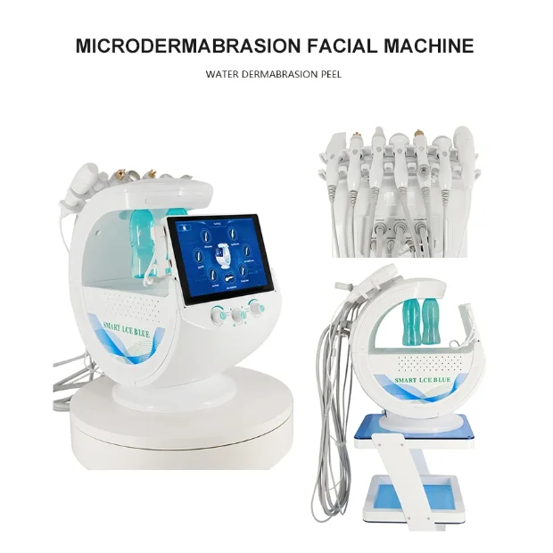 Water Facial Skin Analysis Ice Blue Skin Professional Dermabrasion ...