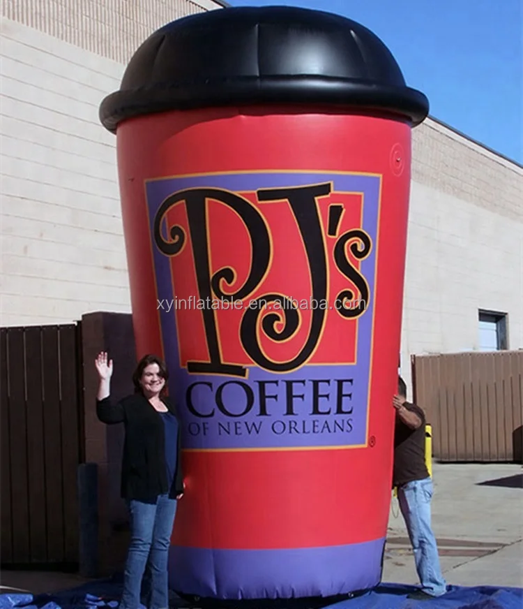 2024 Custom Design Giant Inflatable Coffee Cup for Advertising