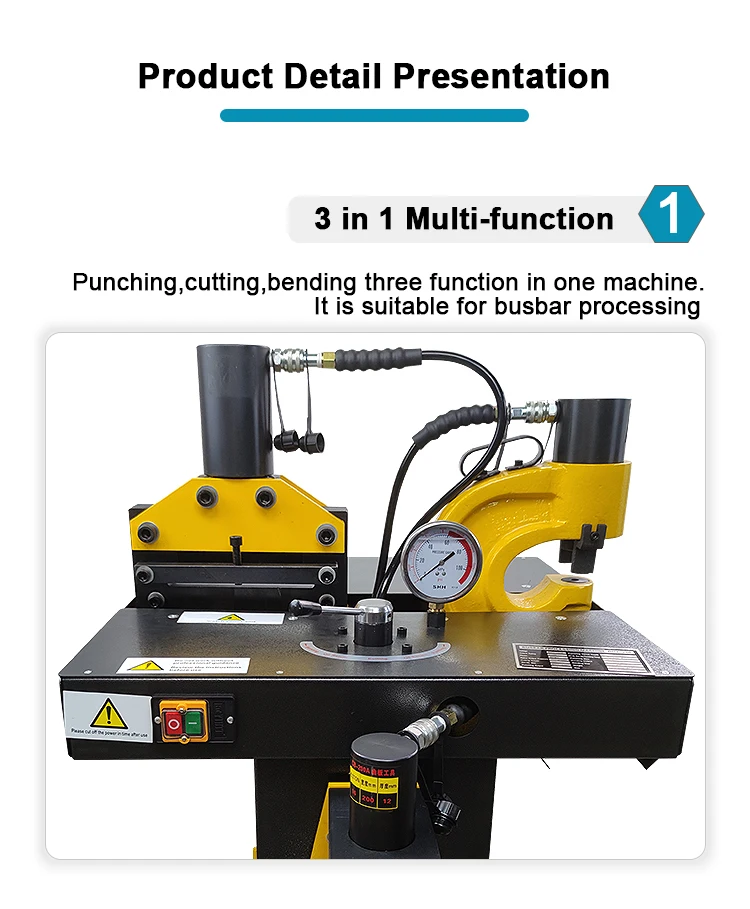 Busbar Multi Punching Bending Cutting Machine DHY-200