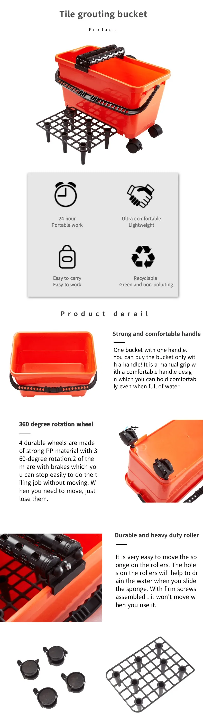Tiling Washboy Grouting Tile Washing Set Washboy Cleaning Kit Grout ...