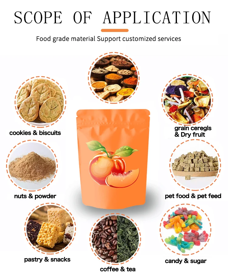 Custom Printed Resealable Paper Packing Sachet Pouch