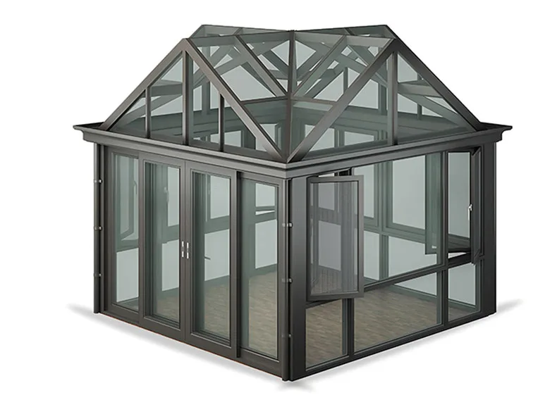 Modern Design Aluminum Profile Structure Customized Glass Stretch Roof ...