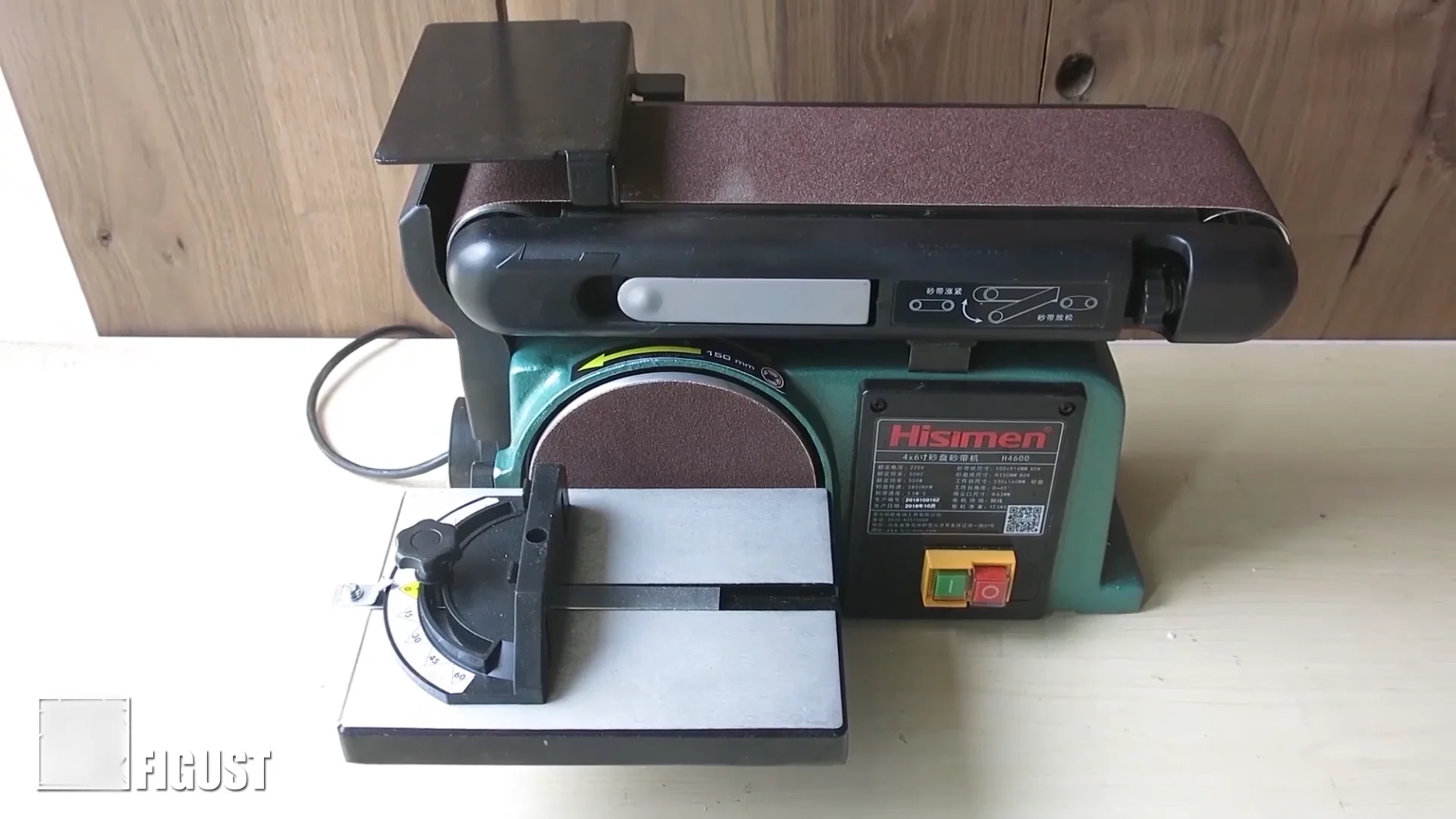 Cast Aluminum Round Table Surface 80 Mesh Brown Corundum Sand Belt Sand ...