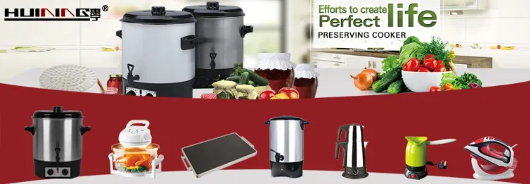 9L Electric Stainless Steel Preserving Cooker Jam Drinks Warming Bucket ...