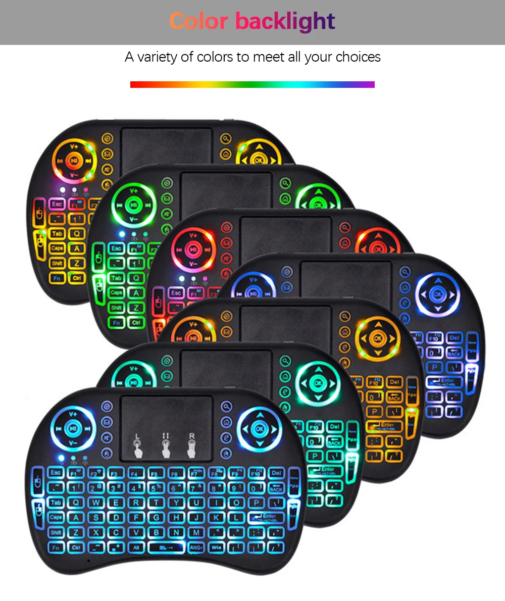 Mrsvi I8 Laptop Keyboard Rgb Backlit Portable And Gaming