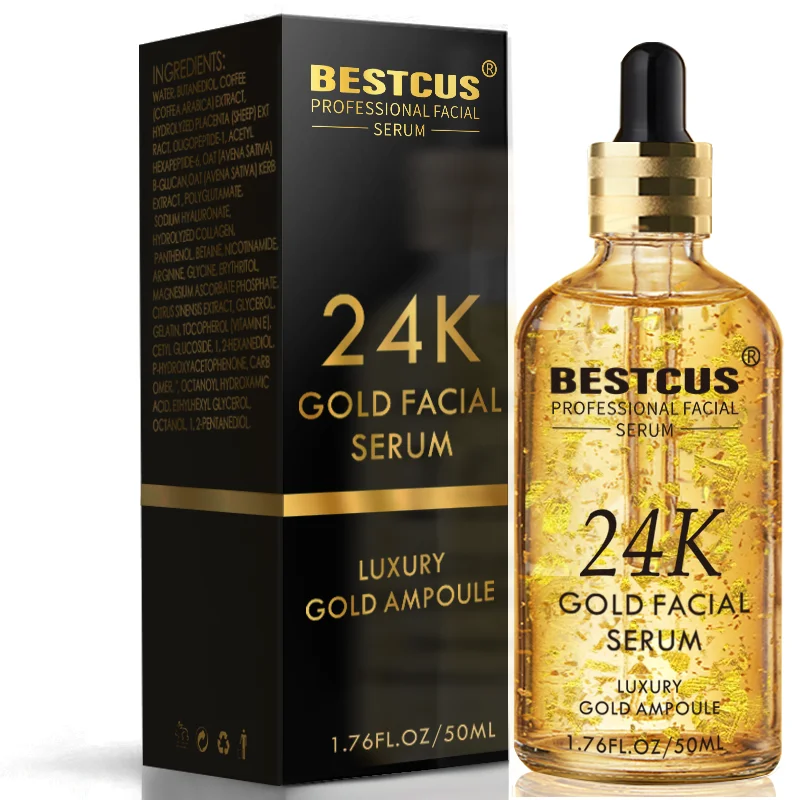 24K Gold Serum - Best Face Serum for Brightening & Whitening